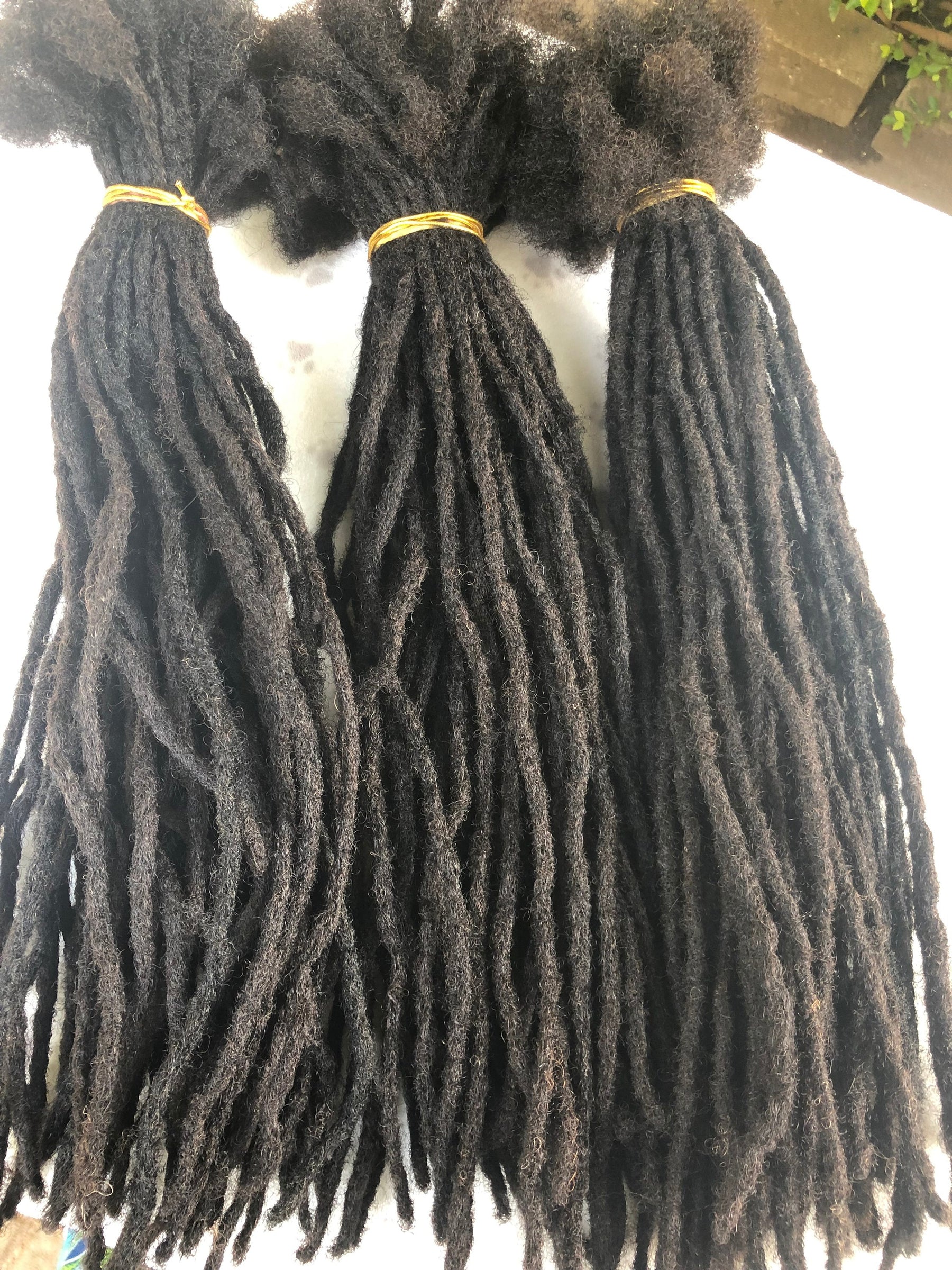 Micro Dreadlock extensions. 100% Human Hair Dreadlocks Handmade Locs ...