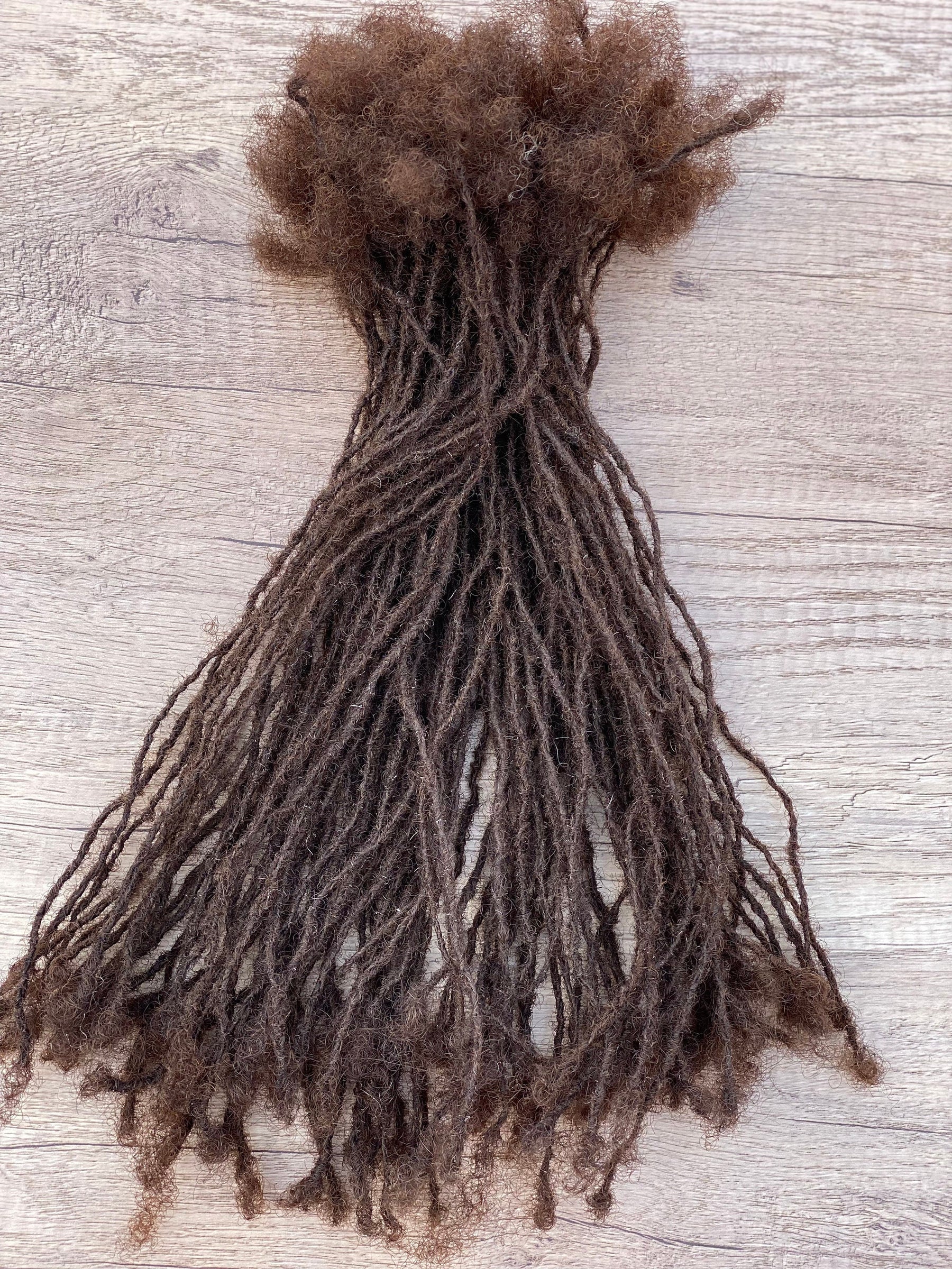 Extra Small Loc extensions | 100 locs per bundle | 100% Afro Kinky Hum ...