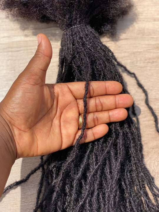 Buy Human Hair Loc Extensions & More. Enam's Locs by Enam's Place